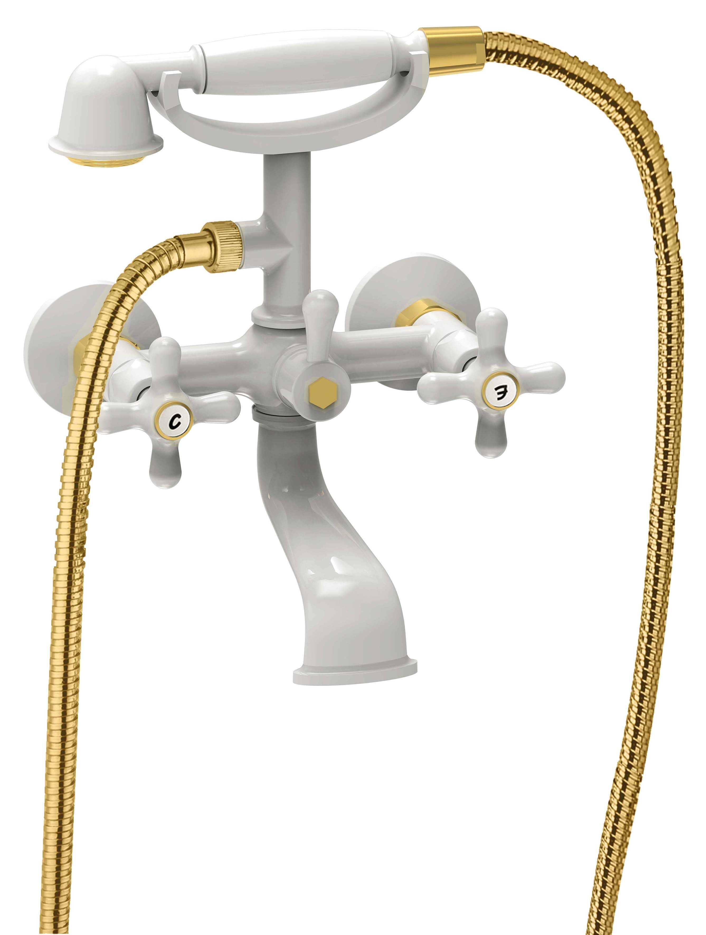 Mitigeur baignoire/douche de luxe avec inverseur série Paffoni Iris ...