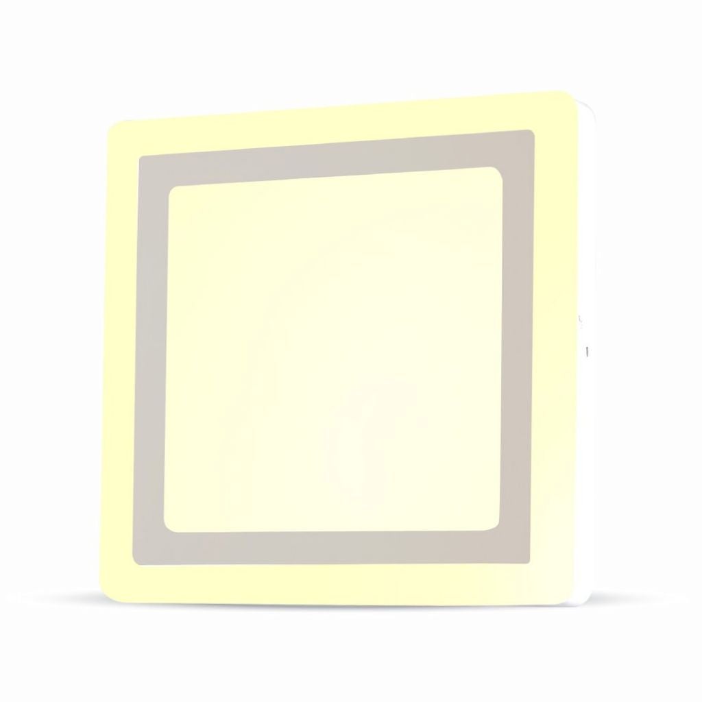 Panneau LED double 18W+4W carré pour montage au plafond 3000K | Leroy ...