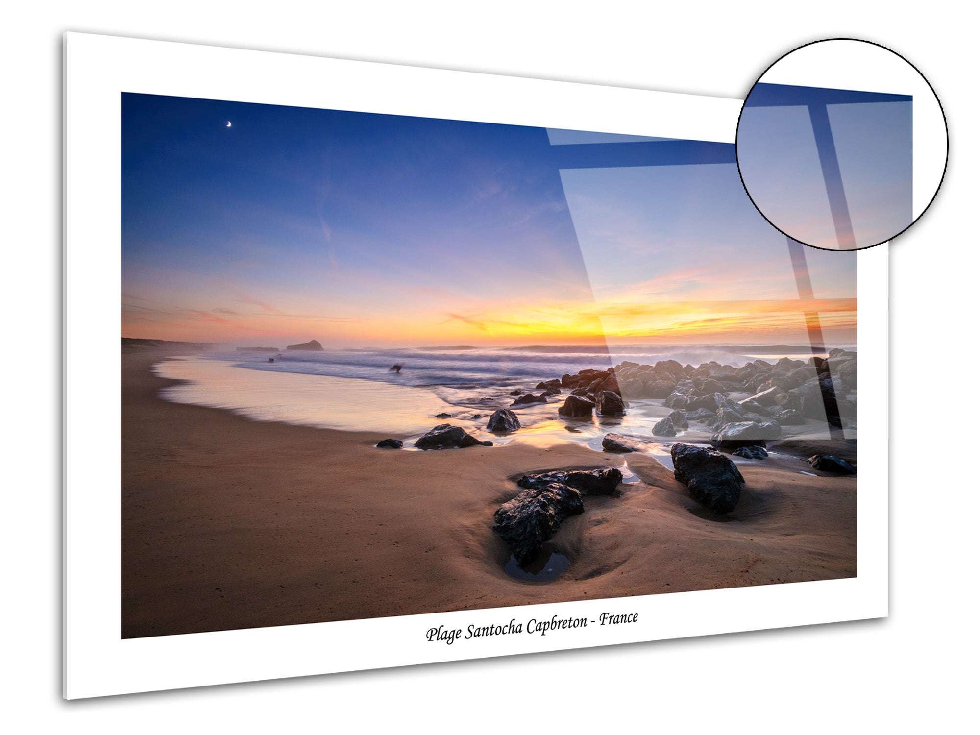 Tablau deco plexiglas paysage Capbreton Santocha | Leroy Merlin