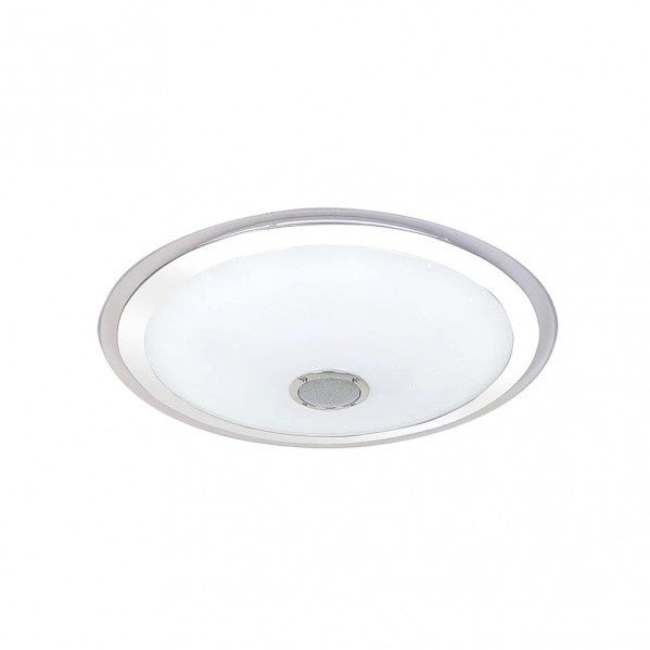 Plafón Magallanes blanco cromo 48W 3 color rgb | Leroy Merlin