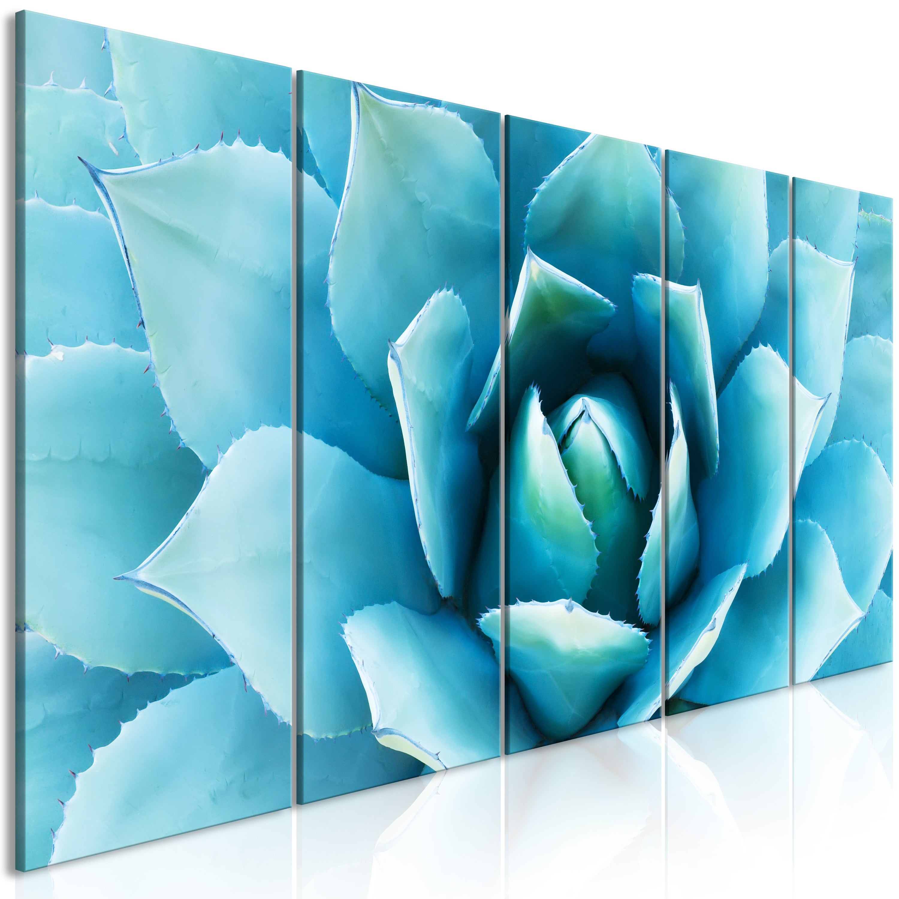 Tableau - Agave (5 Parts) Narrow Blue [200x80] | Leroy Merlin