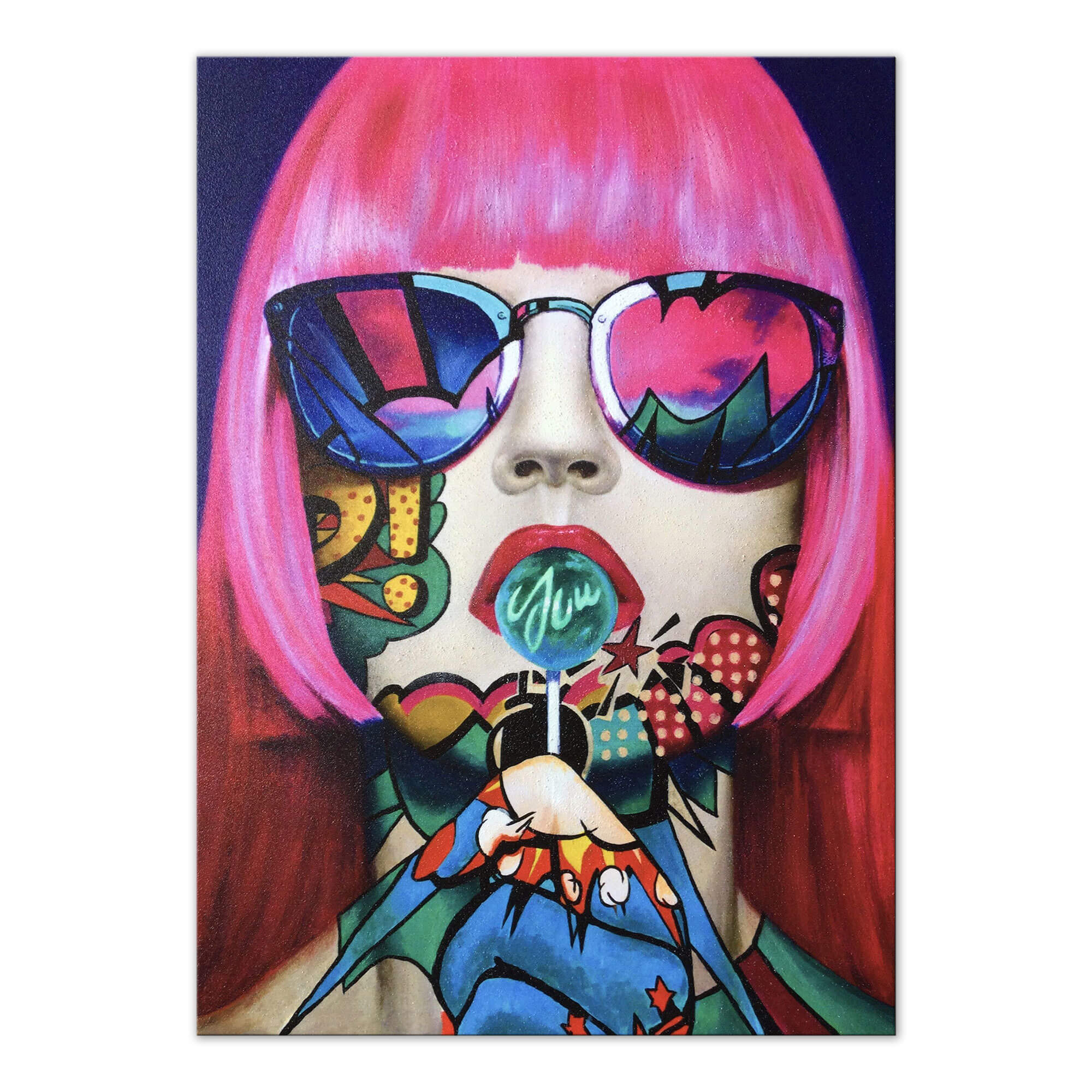 ADM - Impression 'Woman's Face Pop Art 1 | Leroy Merlin