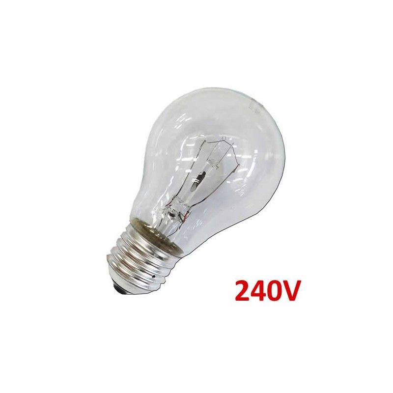Bombilla incandescente estándar clara 100w e27 solo uso industrial ...