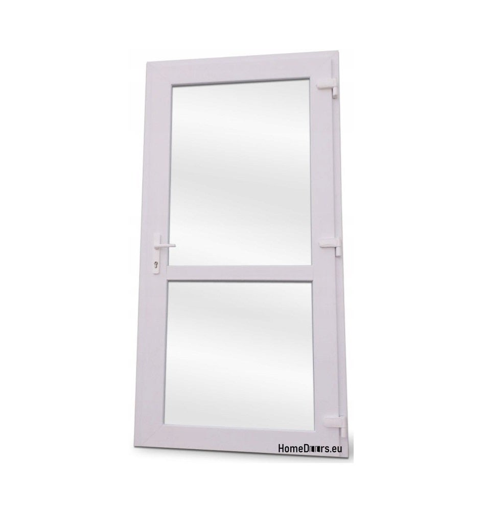 Portes de magasin extérieures en PVC 90/200 blanc | Leroy Merlin