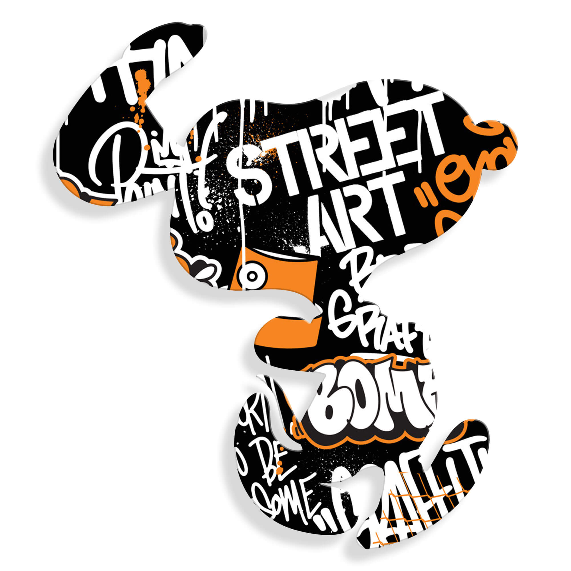 Stampa su acrilico 'Happy Dog Graffiti 3' | Leroy Merlin