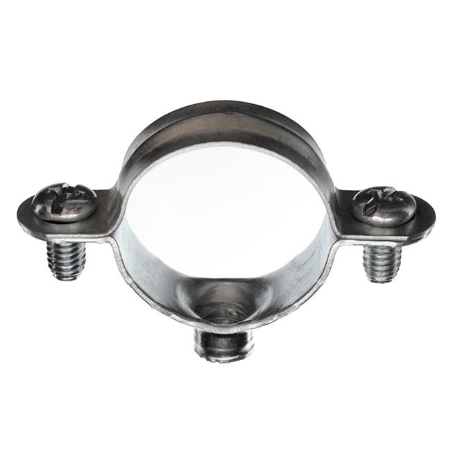 50 Collier de fixation tube simple acier zingué 7x150-Ø40 | Bricoman