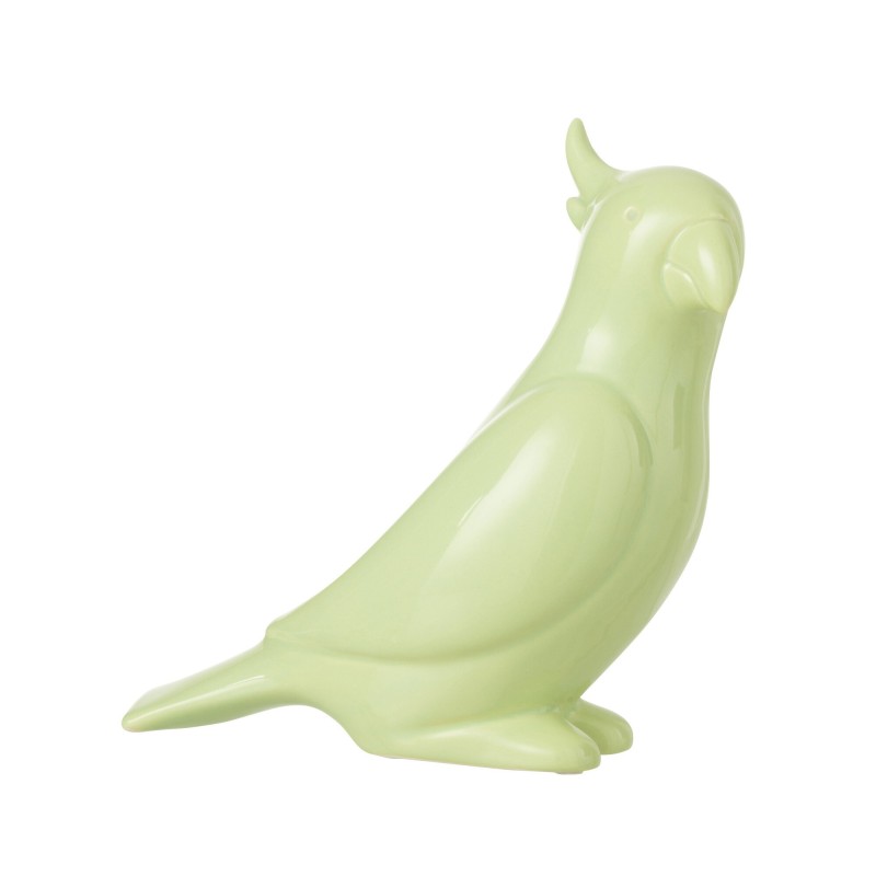 Cacatúa de cerámica verde de 24x11x22 cm | Leroy Merlin
