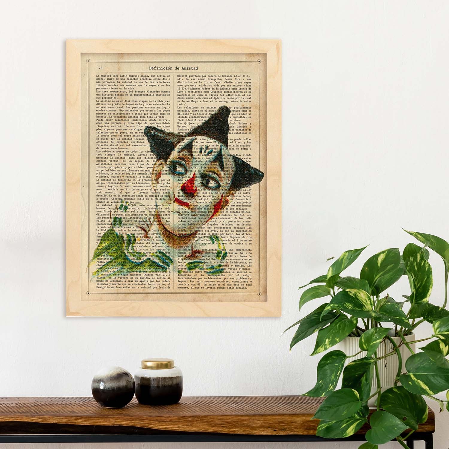 Clowns Affiche. Jonas Clown Lamina Avec Des Images De Clown Et De ...