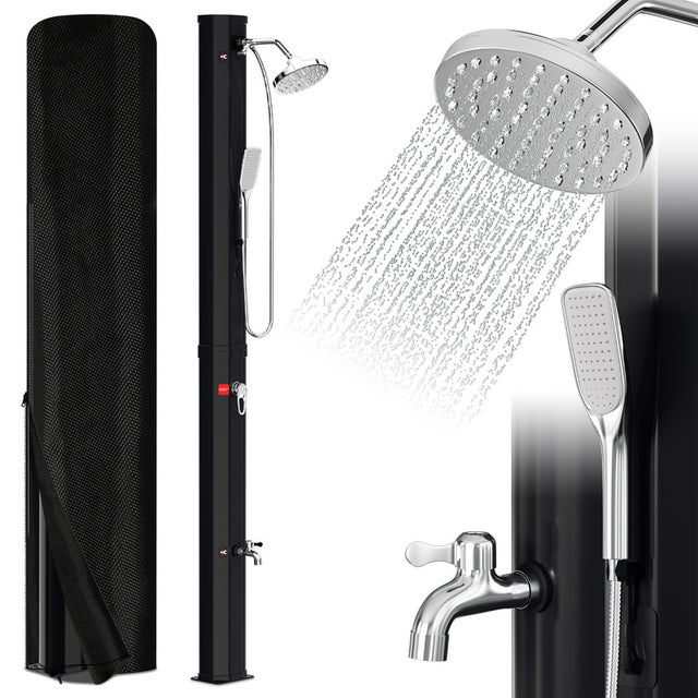 Duchas solares: Calienta agua con energía solar sin complicaciones