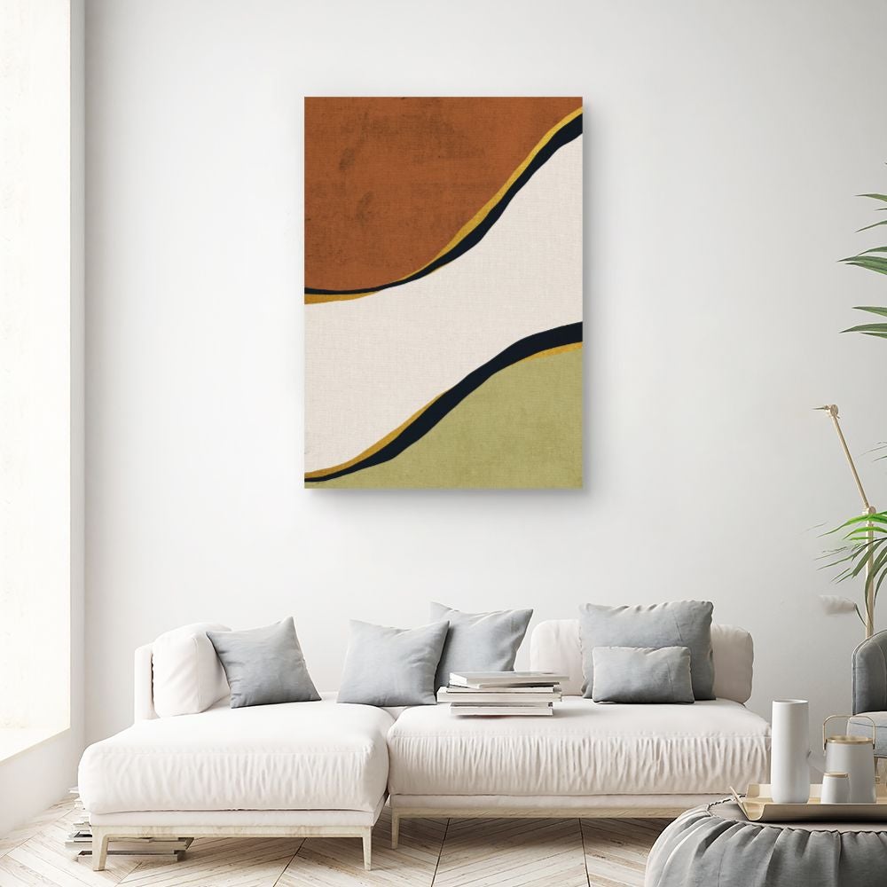 Toile Formes ondulées / 100x140cm / Fabriqué en France / DADA ART ...