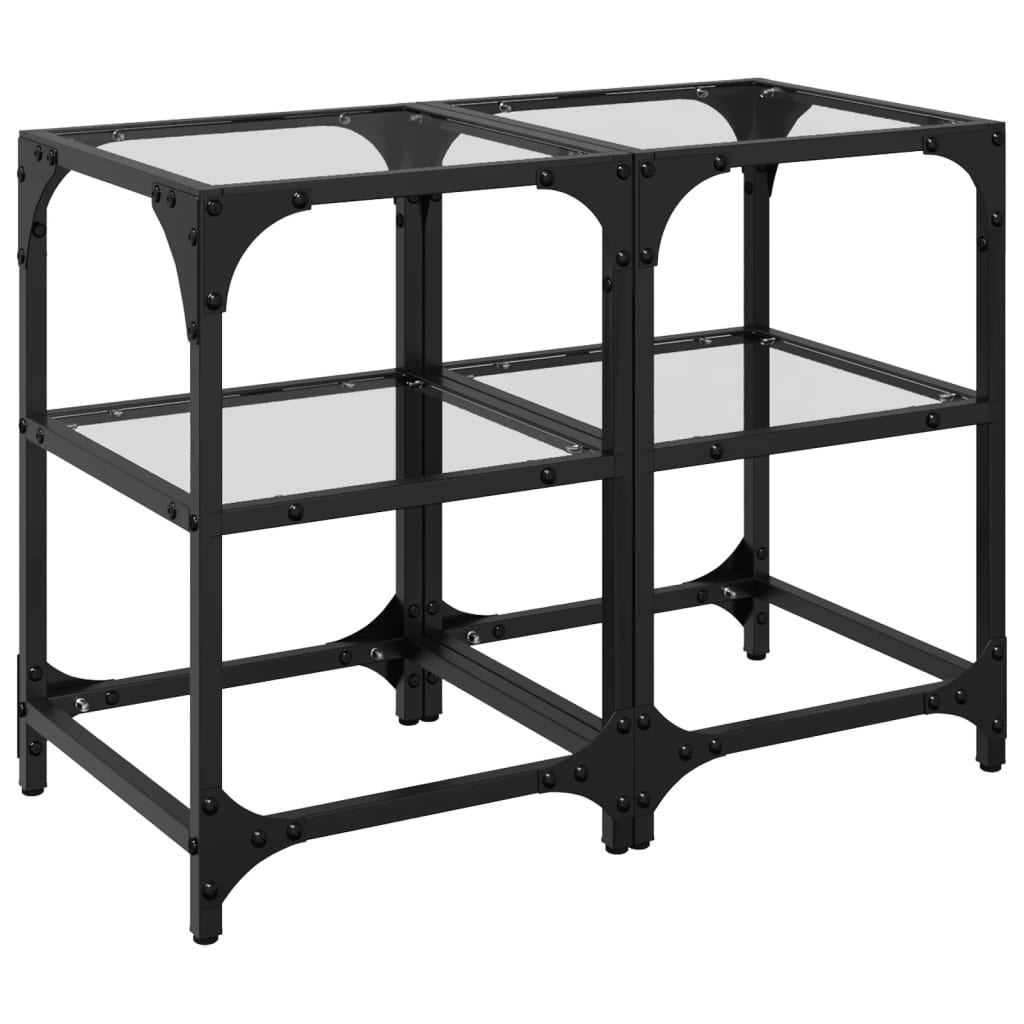 2 pcs Tables basses | Table d'appoint | Table de Salon avec dessus en ...