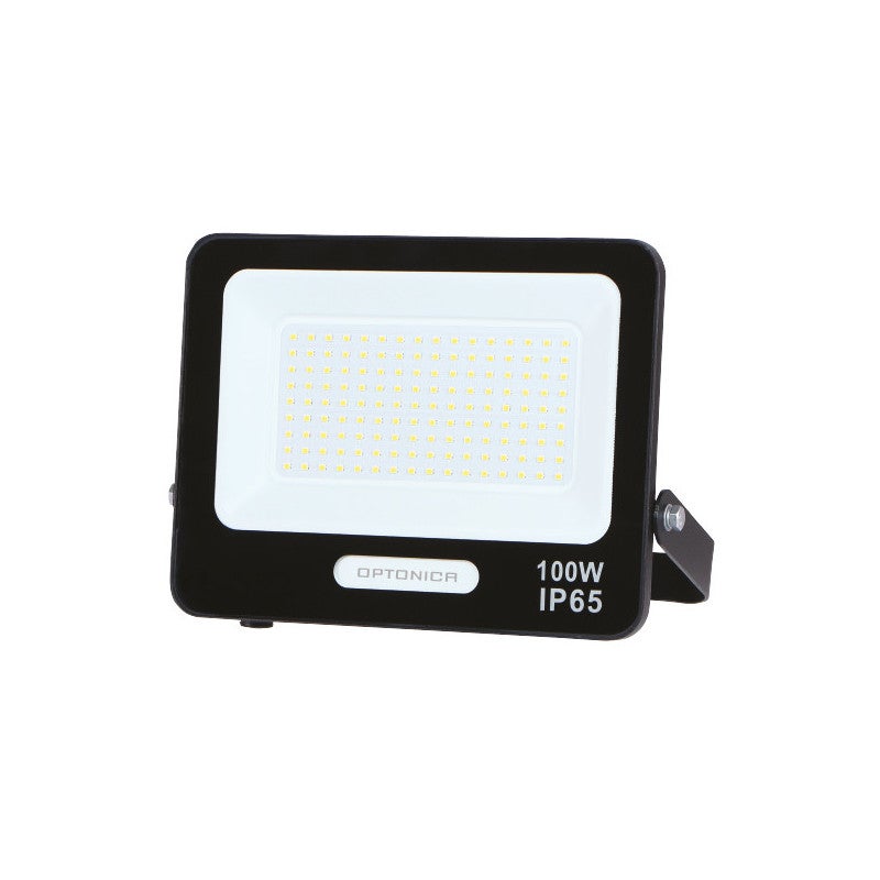 Projecteur LED SMD 100W 9000lm 6000K IP65 Corps Noir - 242x212x33.5mm ...