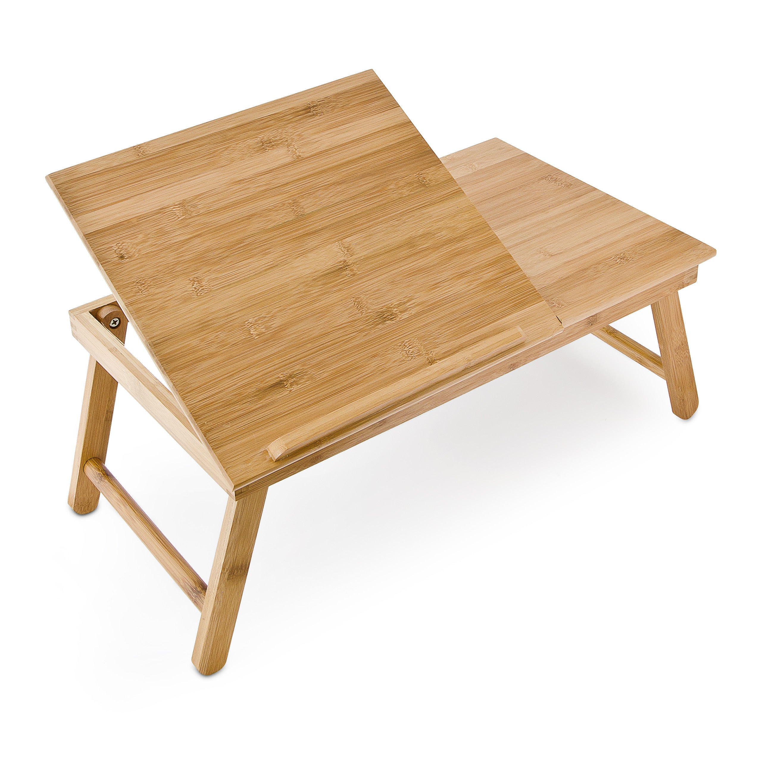 Table pour ordinateur pratique, tablette de lit, en bambou, H x L x P ...