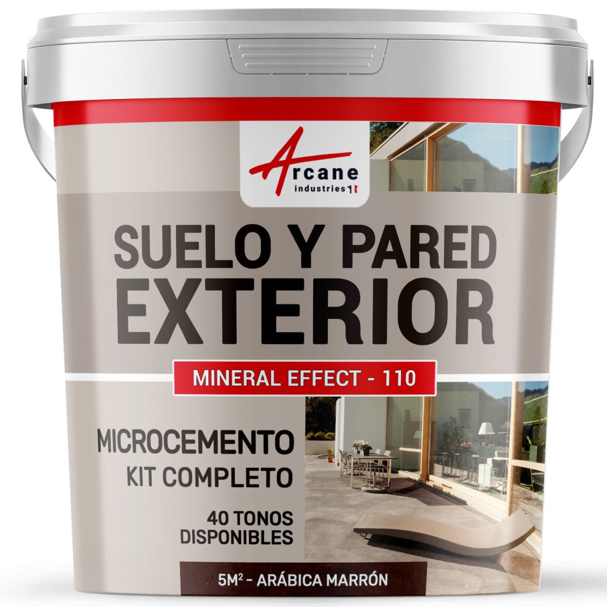 Microcemento para exteriores: suelos, muros, terrazas, balcones ...