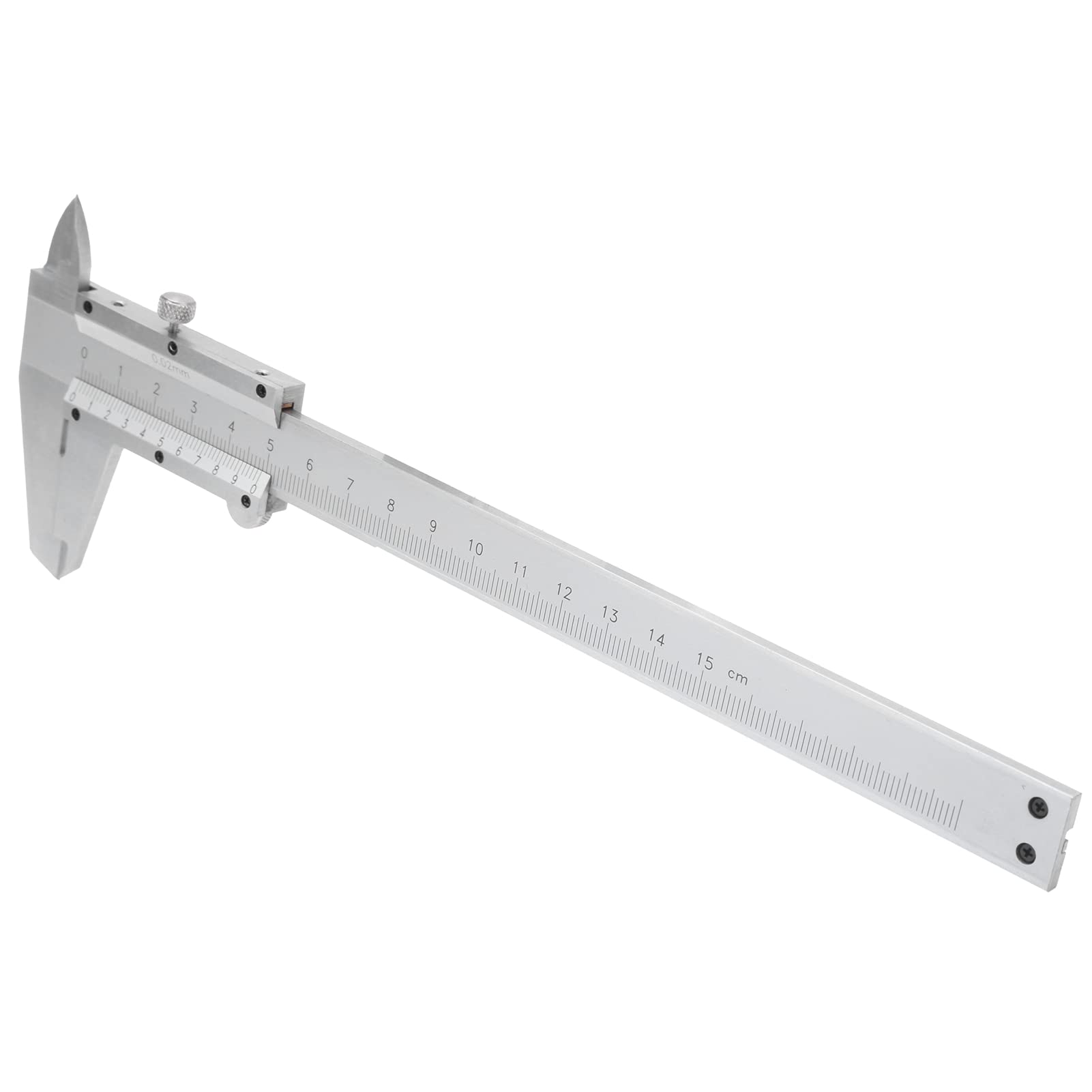 Calibrador Vernier de acero inoxidable con ajuste fino, herramienta de ...