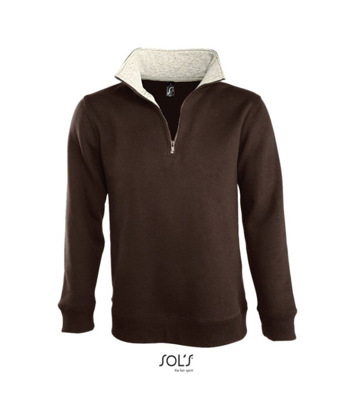 Sol's Scott - Sweat-Shirt Homme Col Camionneur (1/4 Zip) | Leroy Merlin