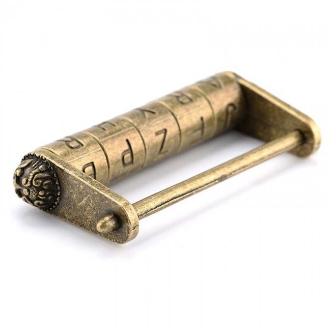 Serrure à combinaison - alliage de zinc - 1 pièce - avec code à 3 ...