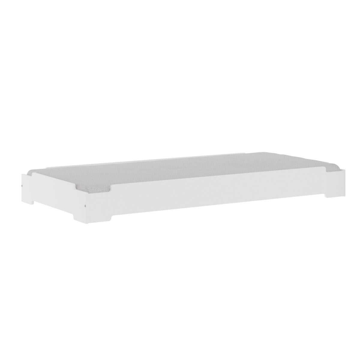 Lit empilable Stack Blanc 90x190 cm | Leroy Merlin