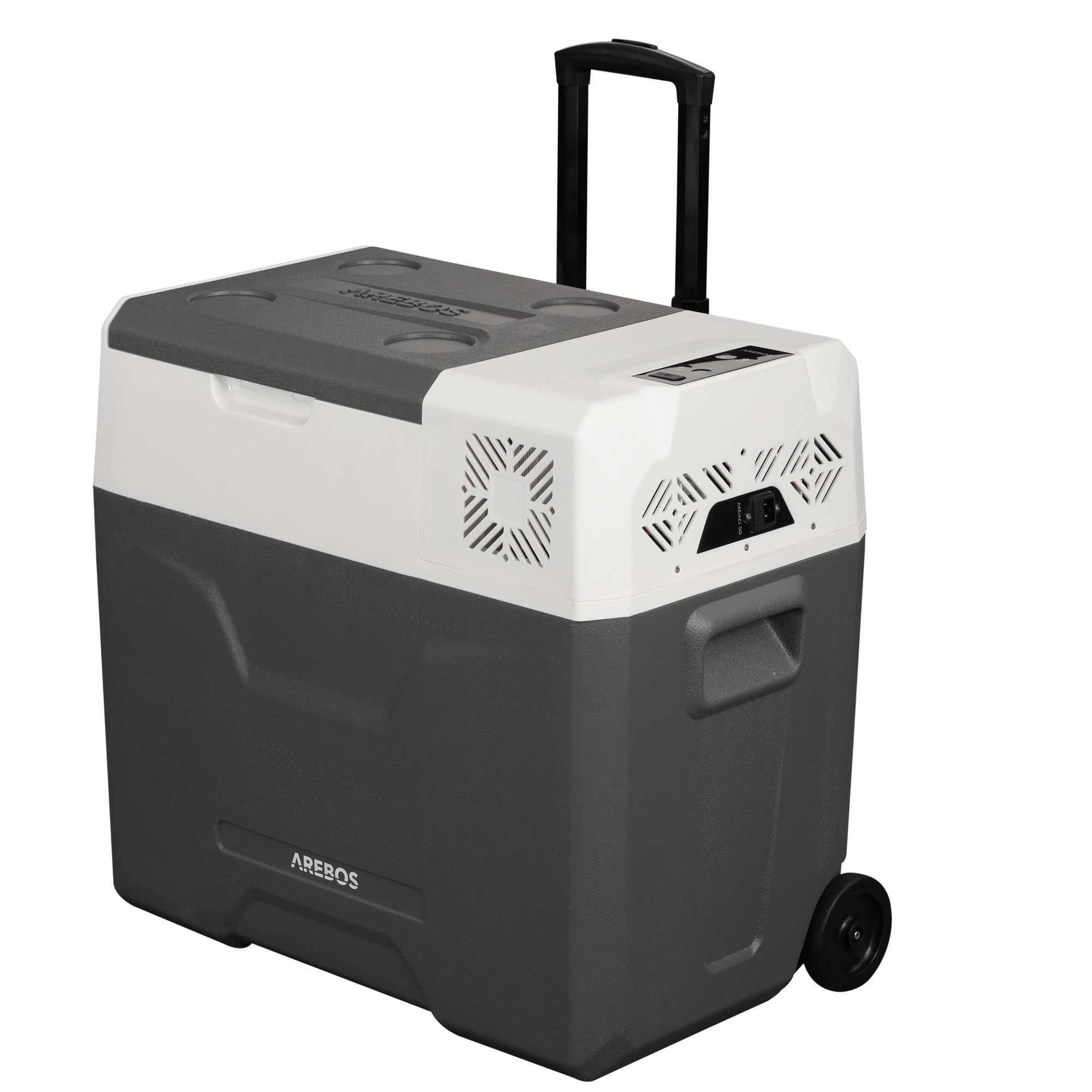 AREBOS compressore cool box con ruote 47 L frigorifero per auto APP ...