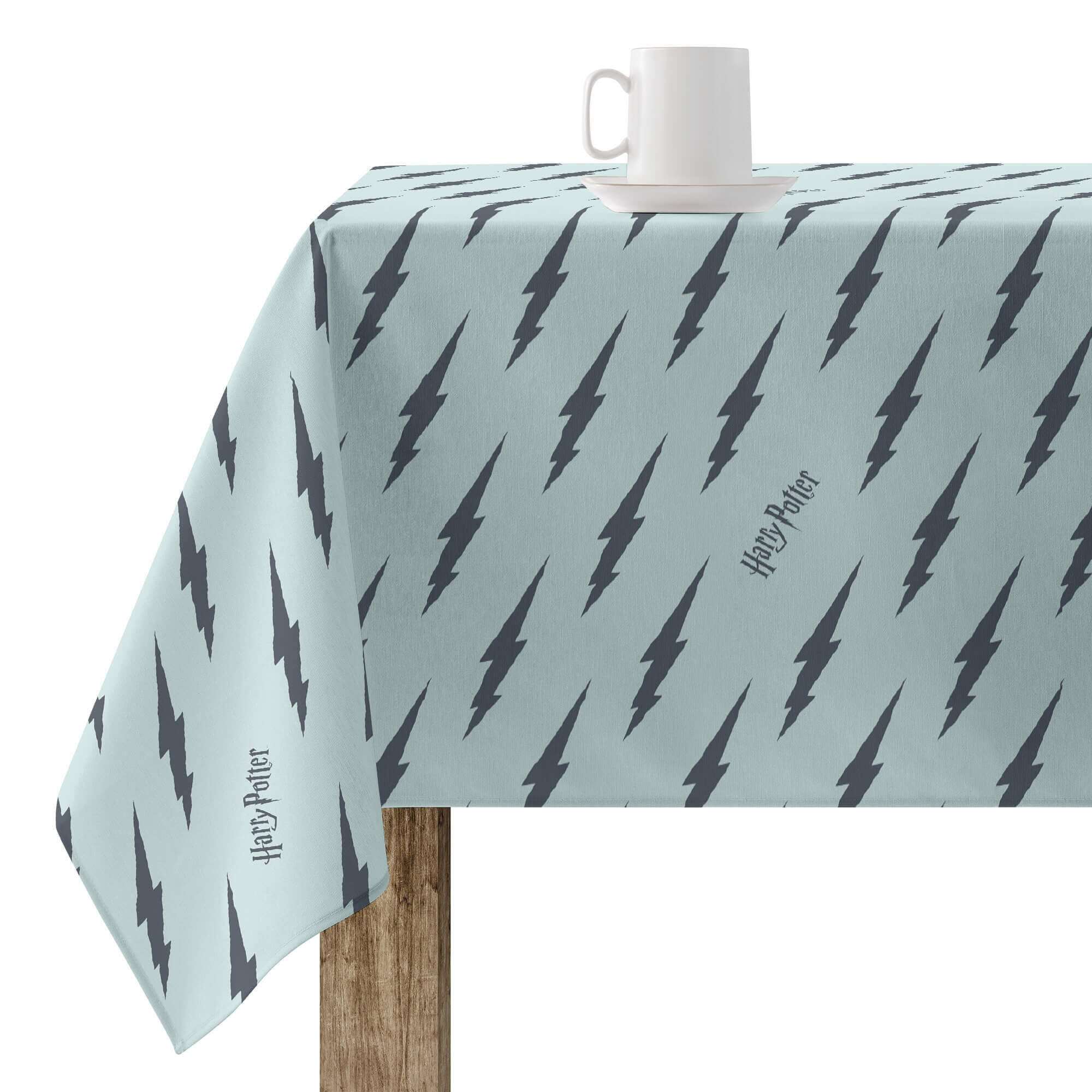 Mantel Resinado Antimanchas Harry Potter Thunder Mint - 140x140 cm ...