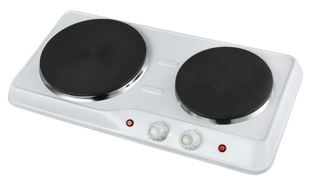 Réchaud électrique 2 plaques 2500w - Kalorik DKP1002W | Leroy Merlin