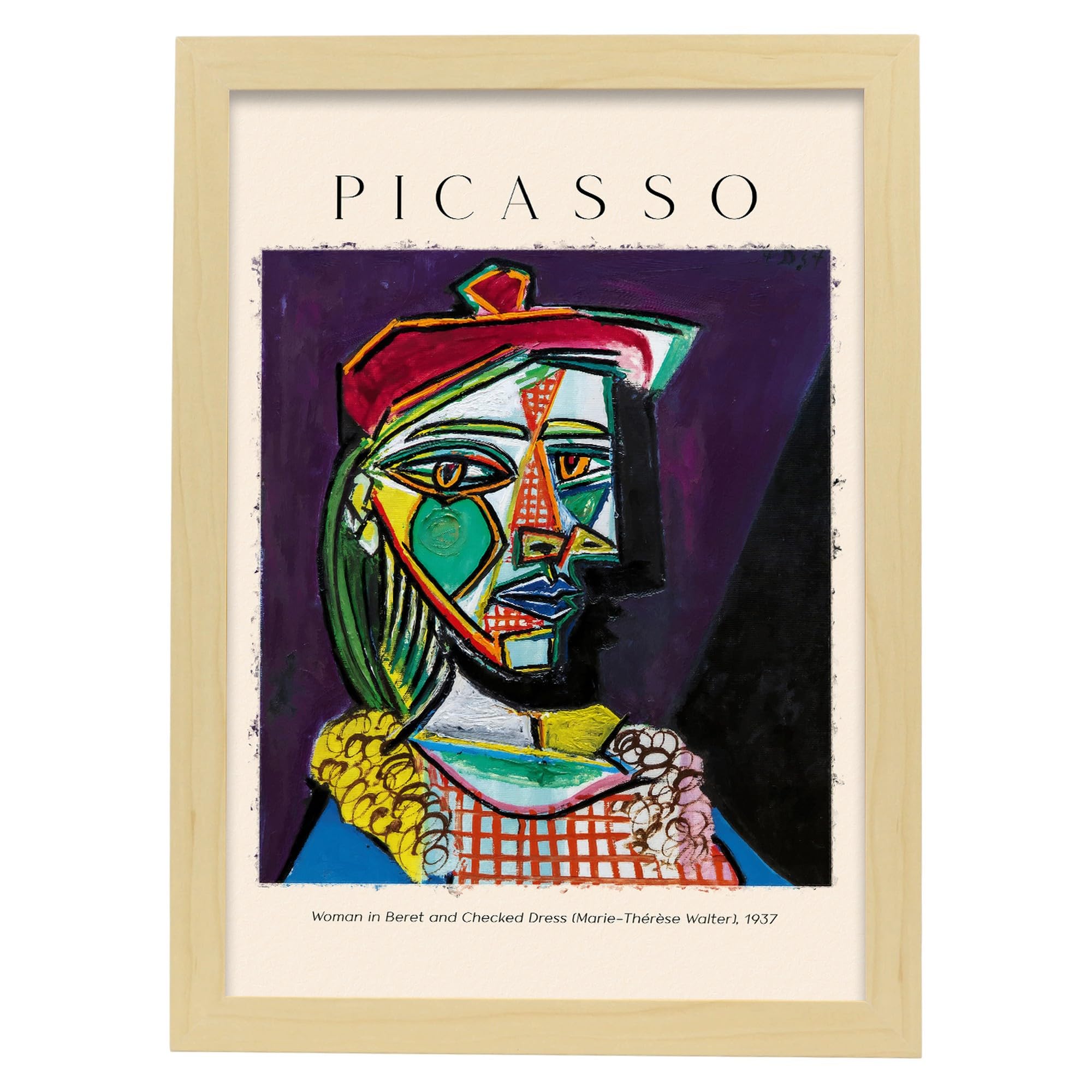 Affiche Femme À Punta Et Robe Réviséetableaux Décoratifs À Coucher ...