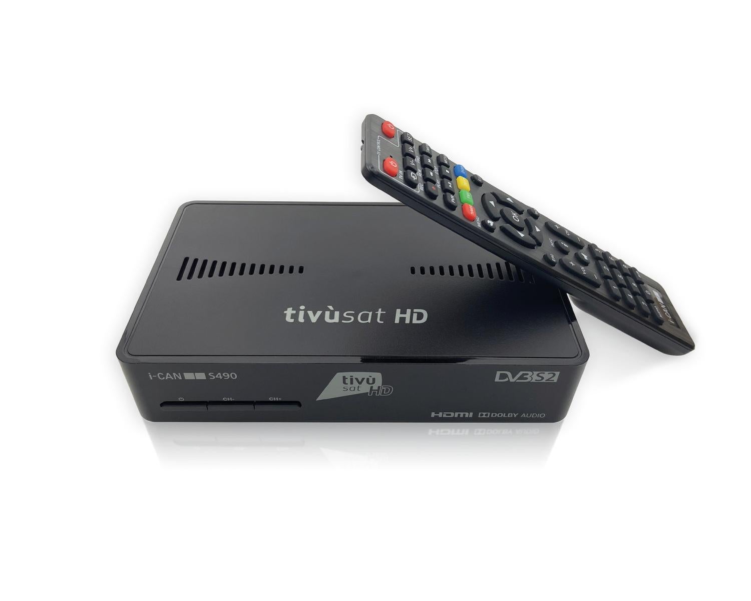 I-Can S490 Decoder Satellitare con Smart Card Tivusat Classic HD ...