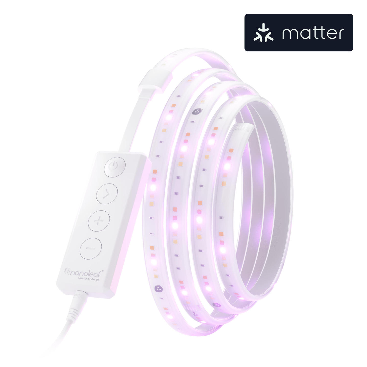 Nanoleaf Matter Essentials Lightstrip Starter Kit, 2M LED Striscia RGBW ...