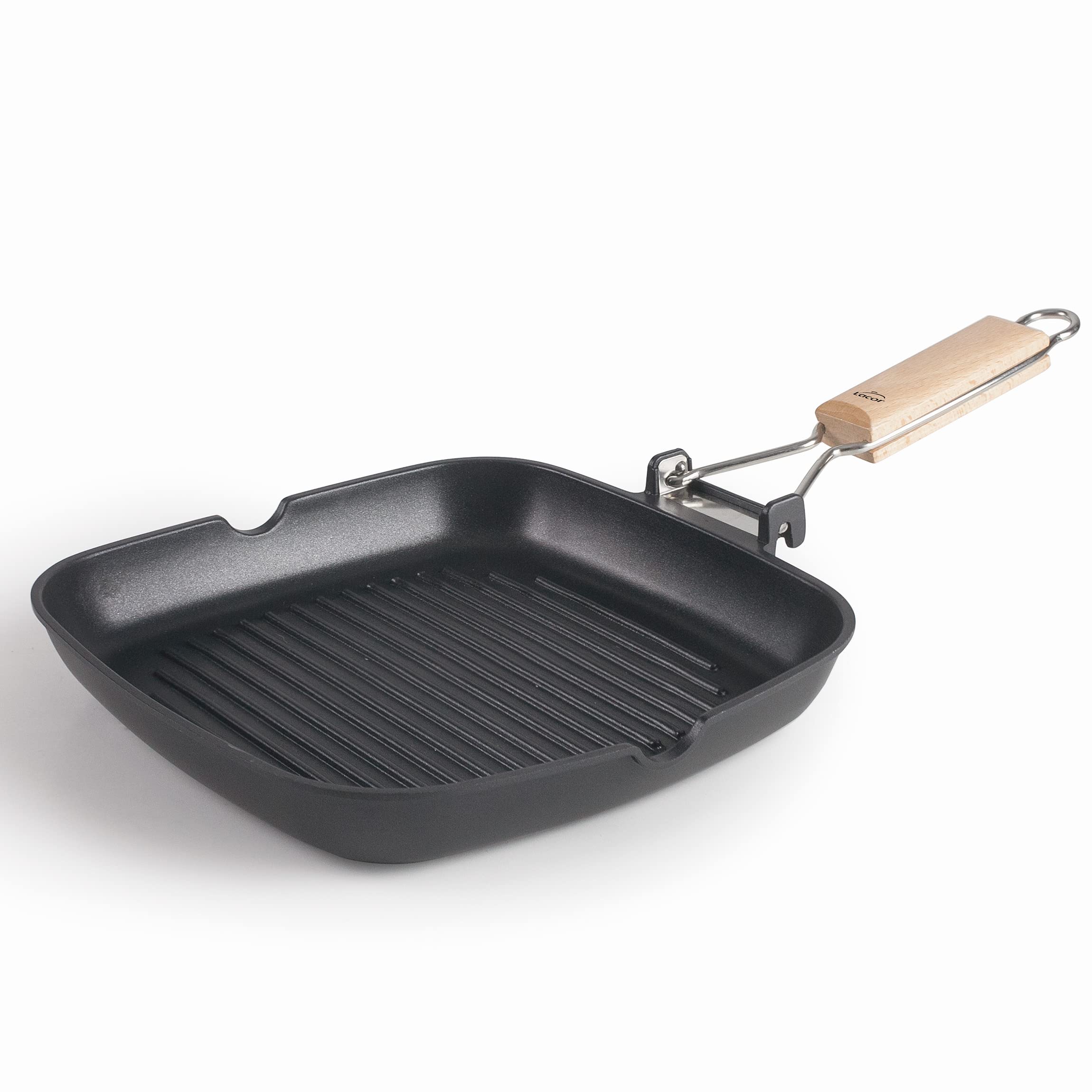 Lacor Grill grill Sua a coste 24x24 cm - alluminio fuso e antiaderente ...