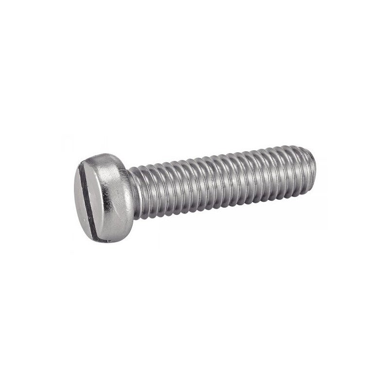 Vis à métaux tête cylindrique fendue inox A2 DIN84 5X12 boîte de 200 ...