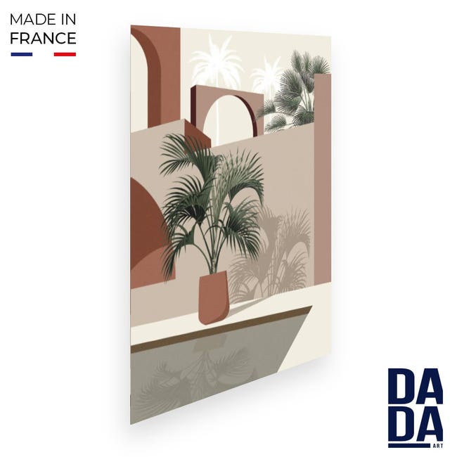 Affiche Oasis Moderne 50x70cm Fabriqué En France Dada Art Leroy