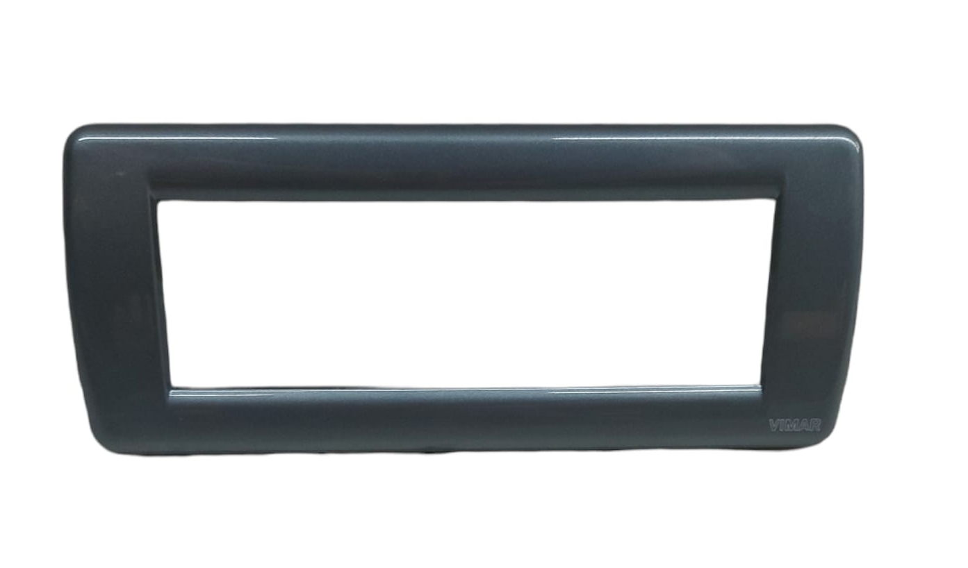 Vimar Idea 16756.26 Placca Rond 6 Moduli Avio Metallo | Leroy Merlin