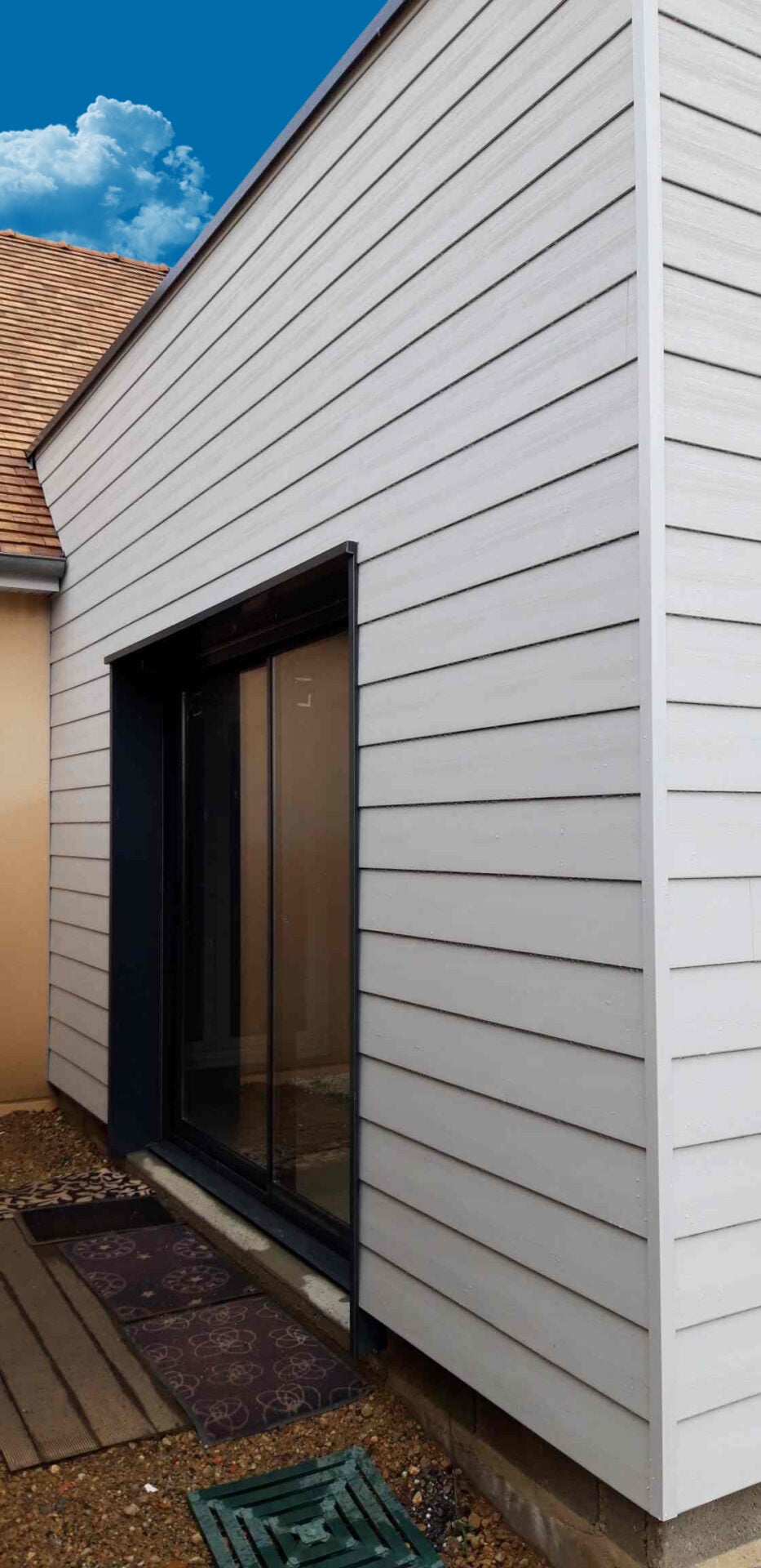 Lame de bardage PVC recyclé AIGIS Profil Grande Lame à Recouvrement ...