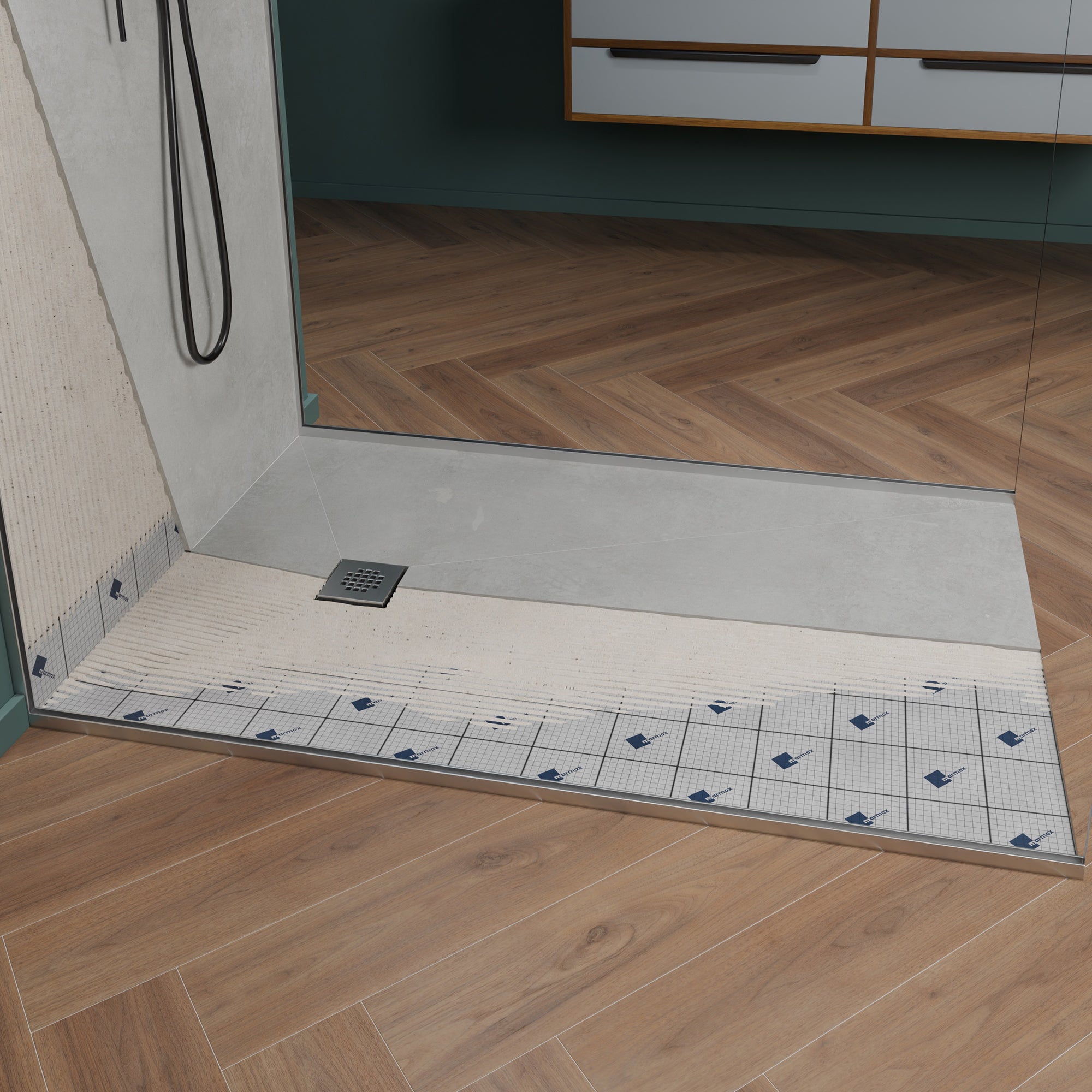 Onbath's receveur de douch à carreler 150 x 100 cm syphon 360 ...