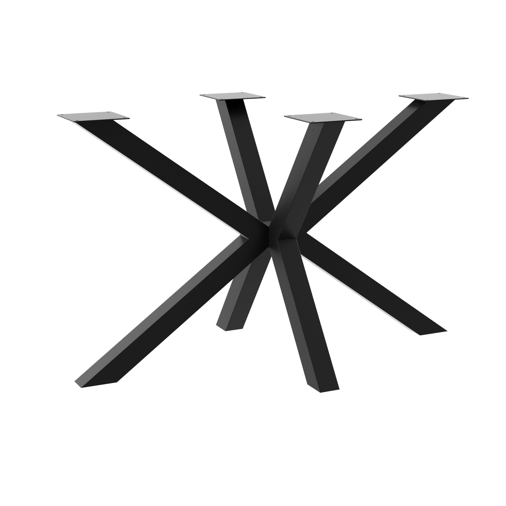 MetaloPro Acamar - Pieds de Table en Métal, Design Spider, Base ...