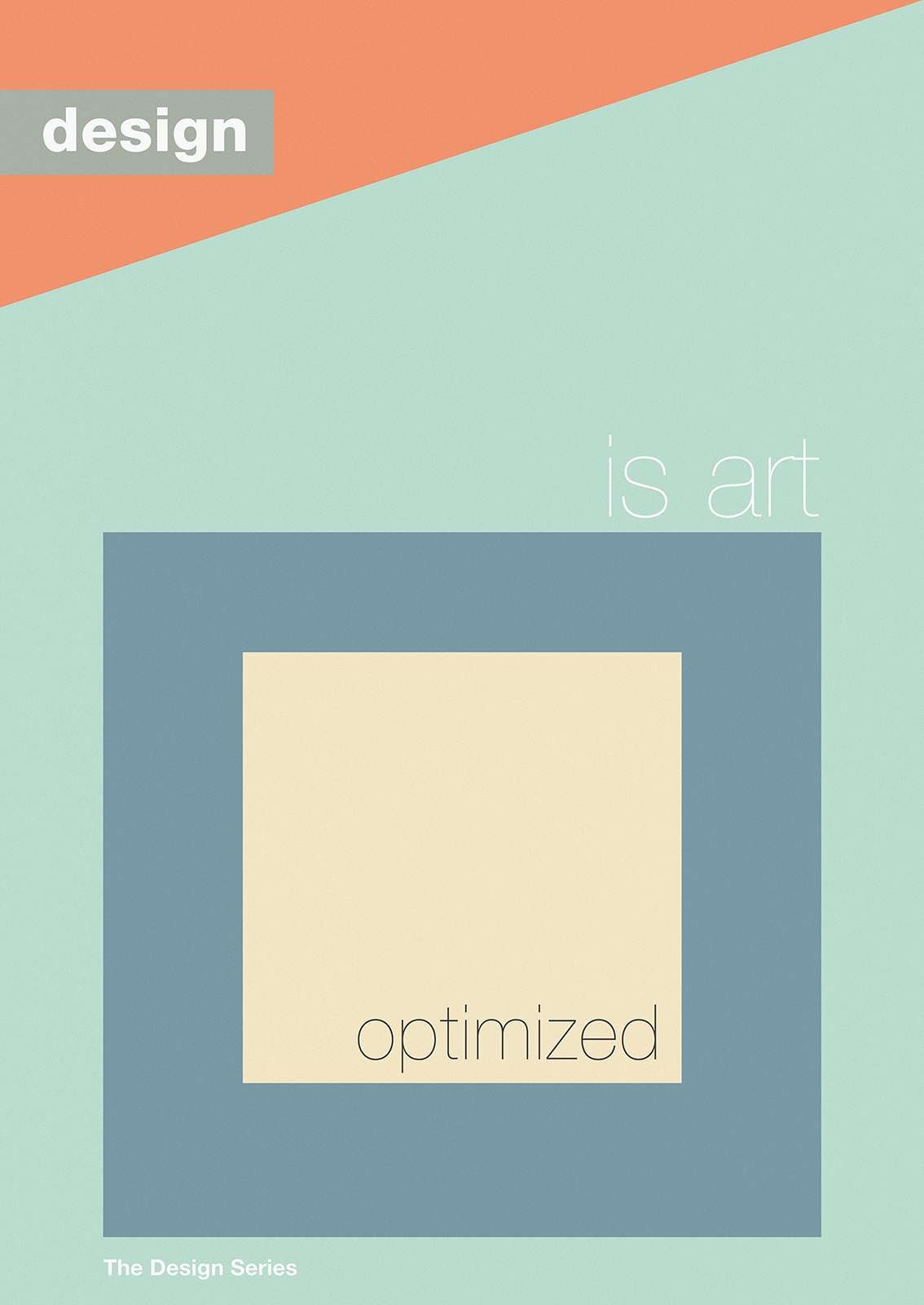 Poster The Design Series: Design is Art optimized (stampa su carta ...