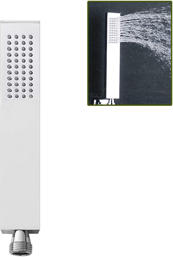 Brass Hand Shower Head Square High Water Pressure Shower Head Luxury ...