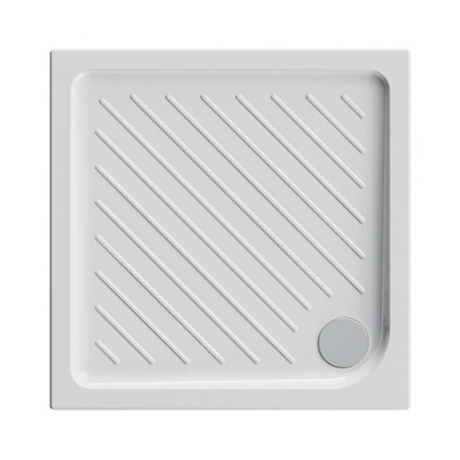 Plato de ducha rectangular de cerÃ¡mica SoloDue cm 140x80 negro brillo ...