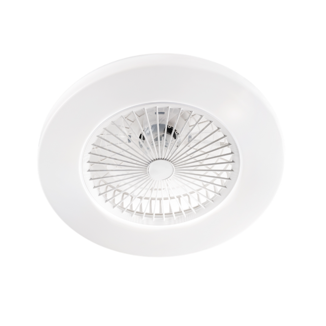 Ventilador de techo con luz Perenz 7174 B CT Blanco – Ø 58 cm, 5 aspas ...