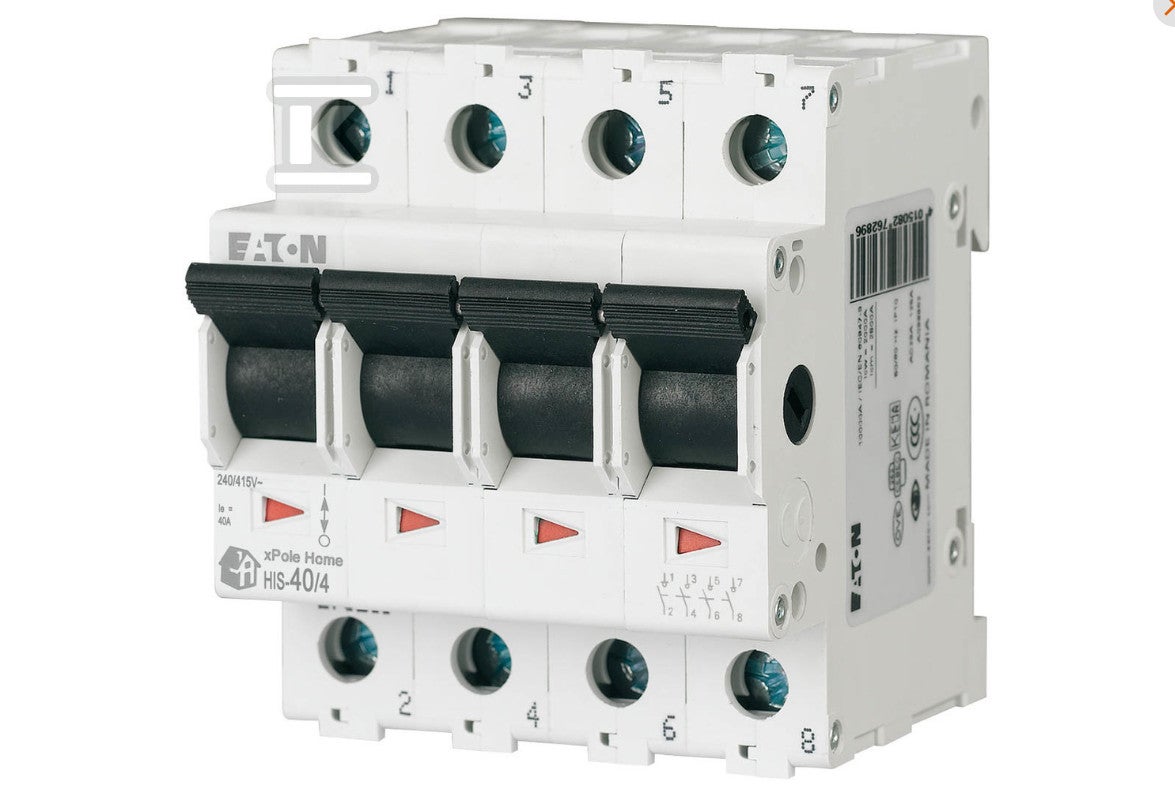 Le sectionneur principal isolant 40a, 4-pôles his-40/4 | Leroy Merlin