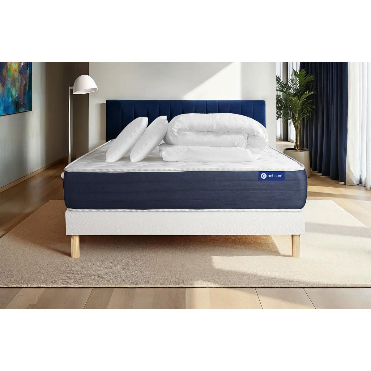 Pack Matelas Actilatex sleep - Latex et mémoire de forme - Ep : 22cm ...