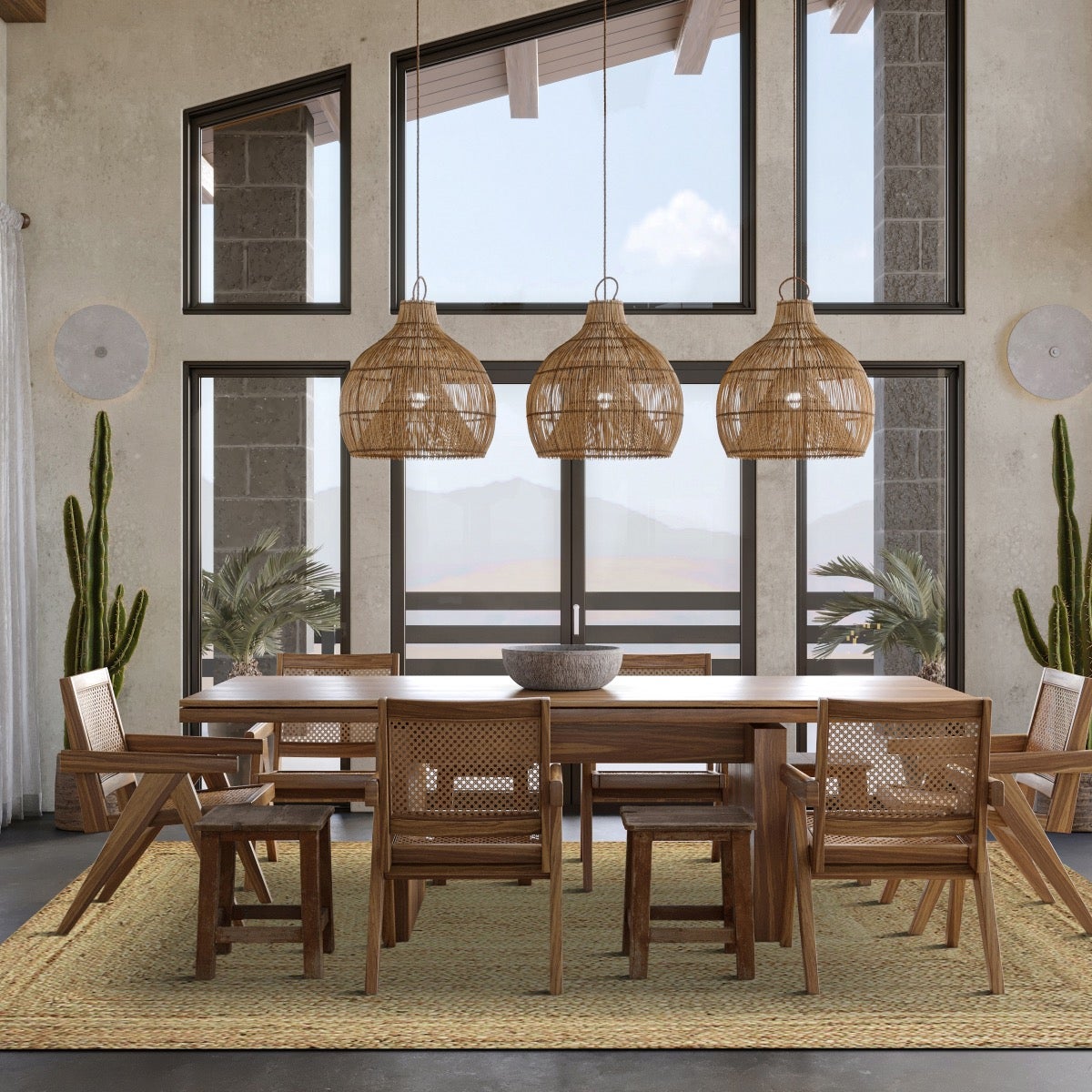 COMPLETO Tappeto per soggiorno o camera da letto - Juta - 160 x 230 cm ...