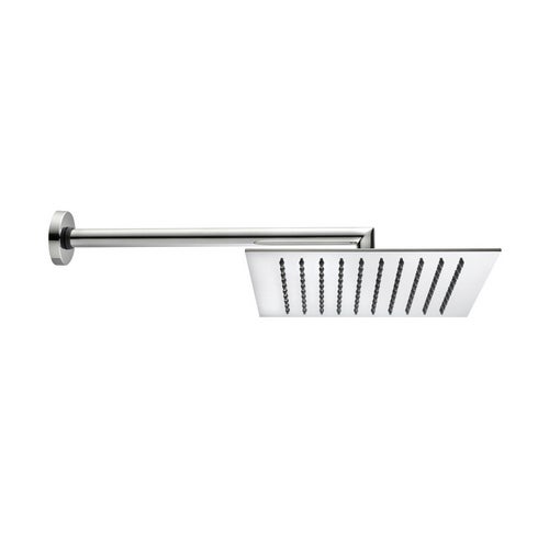 BRAS DE DOUCHE TETIS AVEC POMME DE DOUCHE QUADRO CHROME - 30x30 cm ...