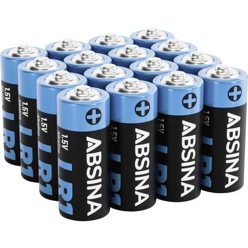 Absina Pile LR1 (N) LR1 (N) alcaline(s) 1.5 V 800 16 pc(s) | Leroy Merlin