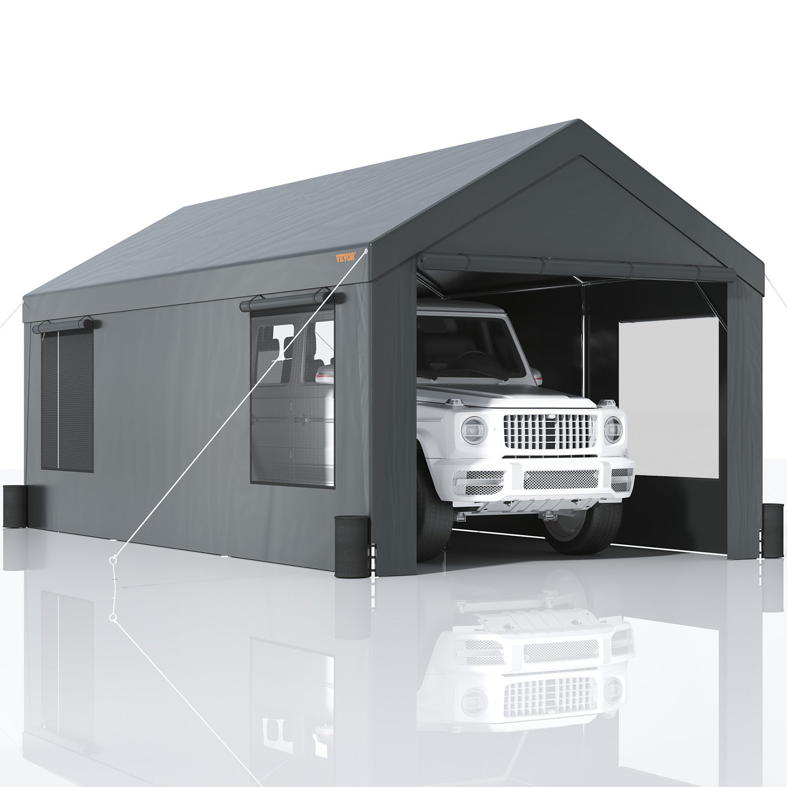VEVOR Tenda da garage per posto auto coperto per auto 12X20Ft e ...