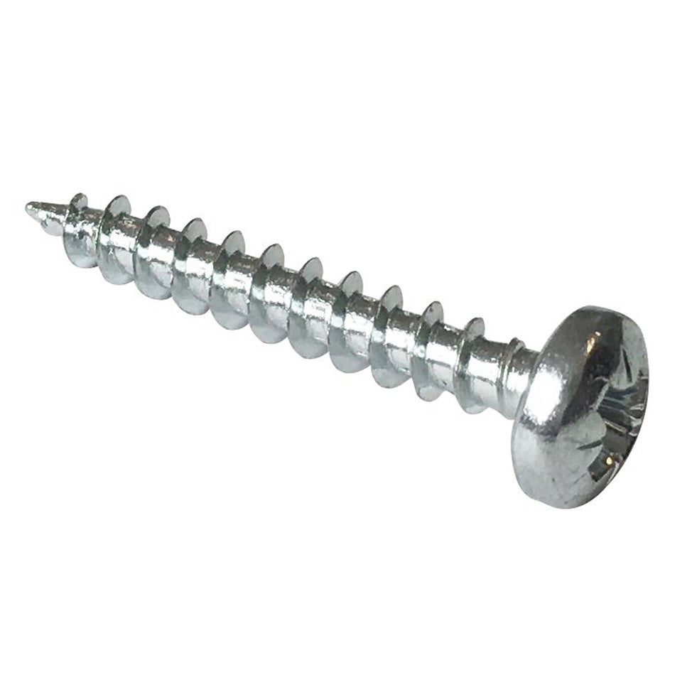 Vis agglo tête ronde PZ zinguée cruciforme Viswood 4x30 mm (lot de 12 ...