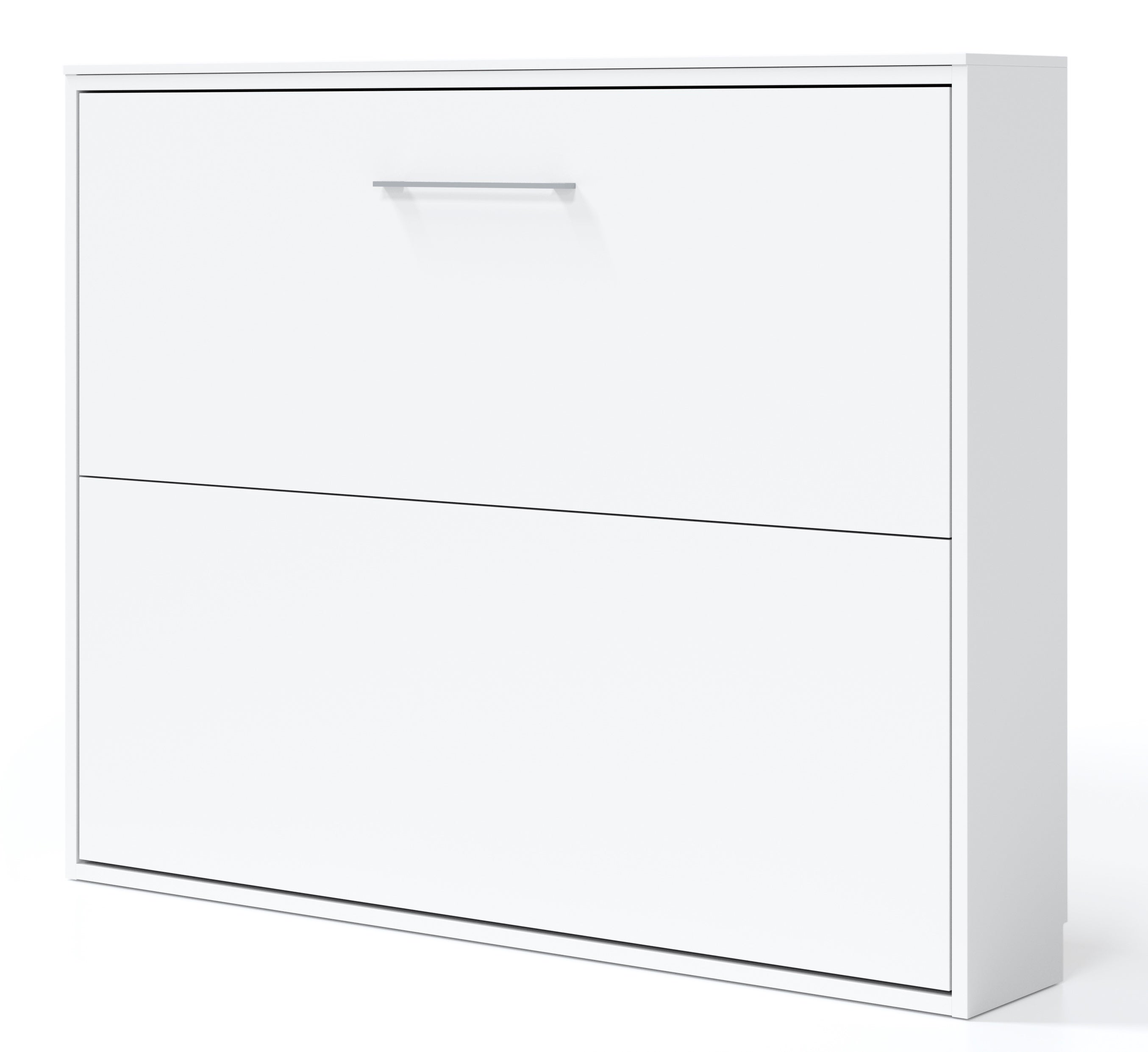 Lit escamotable horizontal 120x190 Klika-Avec matelas-Coffrage Cambrian ...