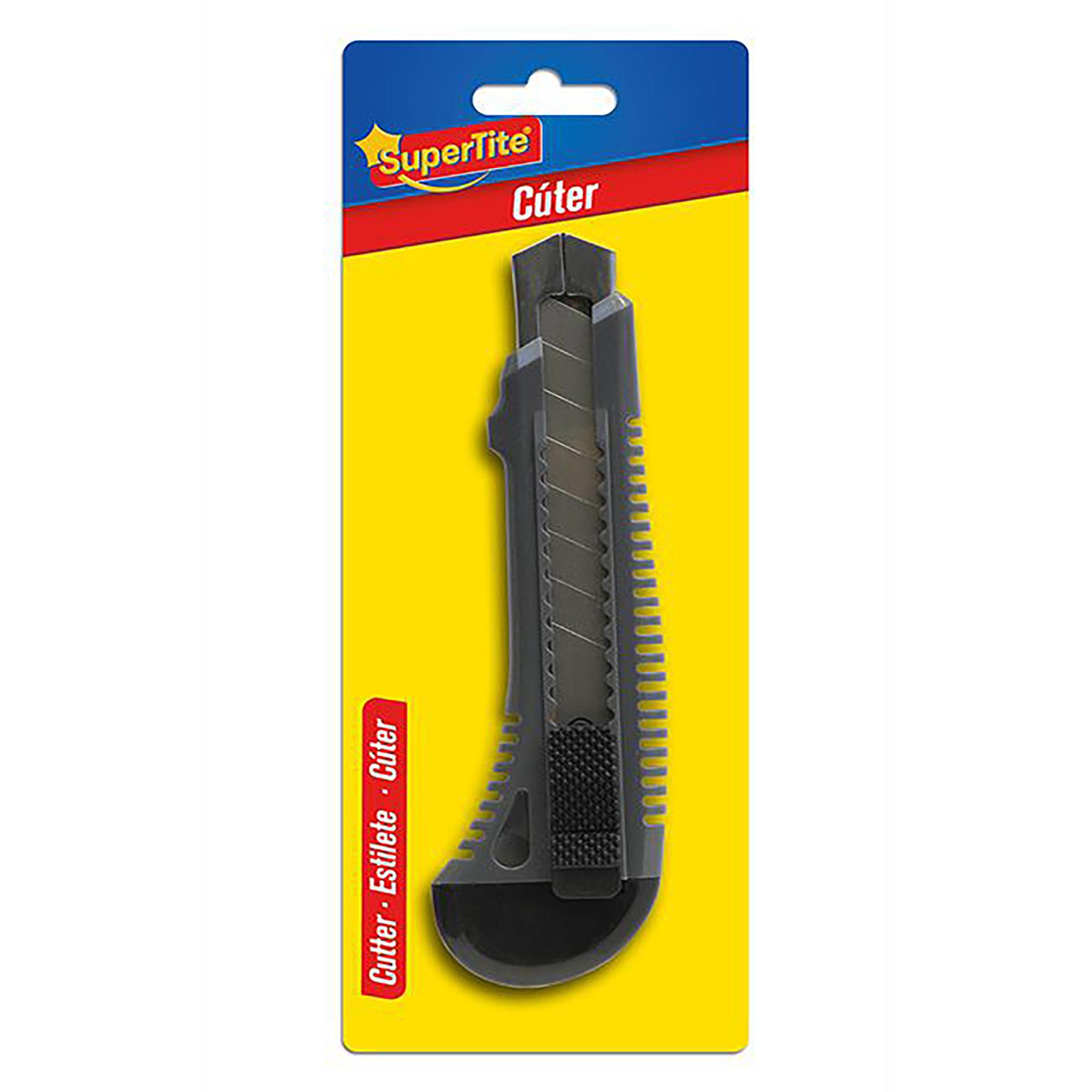 Cutter professionnel SUPERTITE SPT3336 noir gris avec verrouillage ...