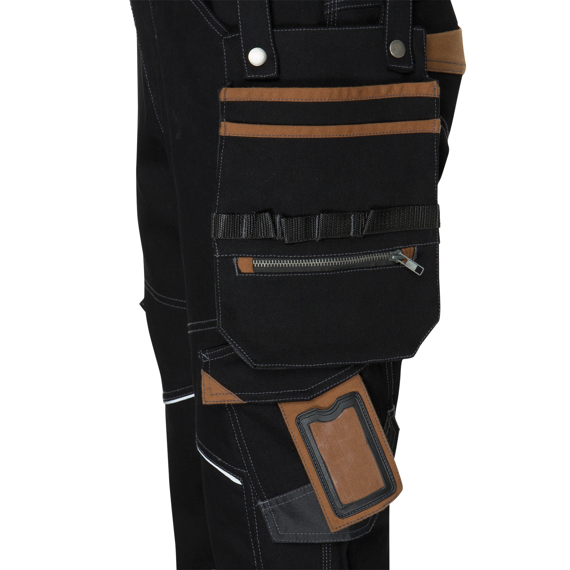 VICENTE - PANTALONI DA LAVORO - 1389 | Nero / Cammello | Leroy Merlin