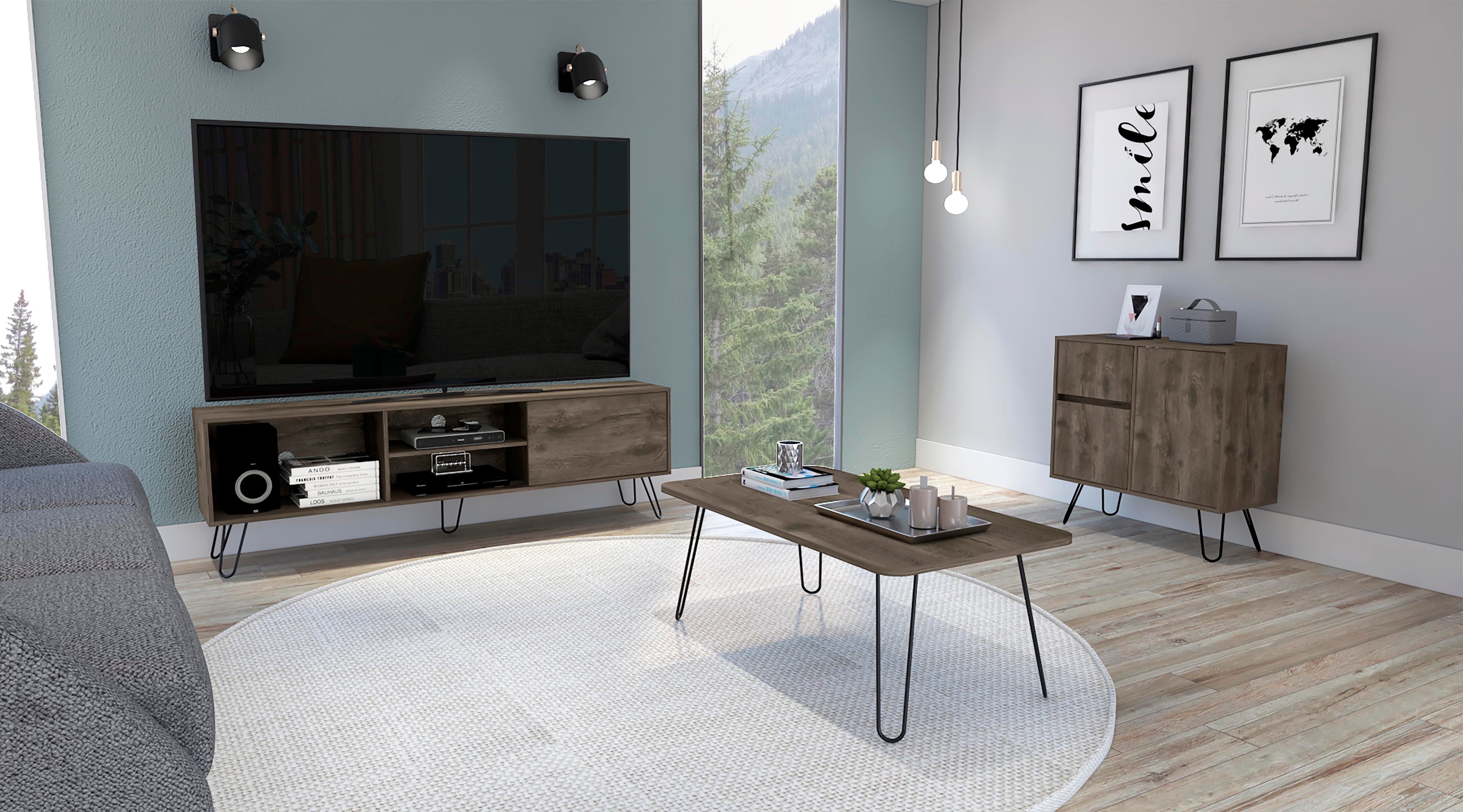 Conjunto Andorra, Mueble Para Tv Z180, capacidad Tv 70 pulgadas + Mesa ...